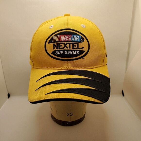 Nascar | Accessories | Nascar Hat Men Adjustableyellow Nextel Cup ...